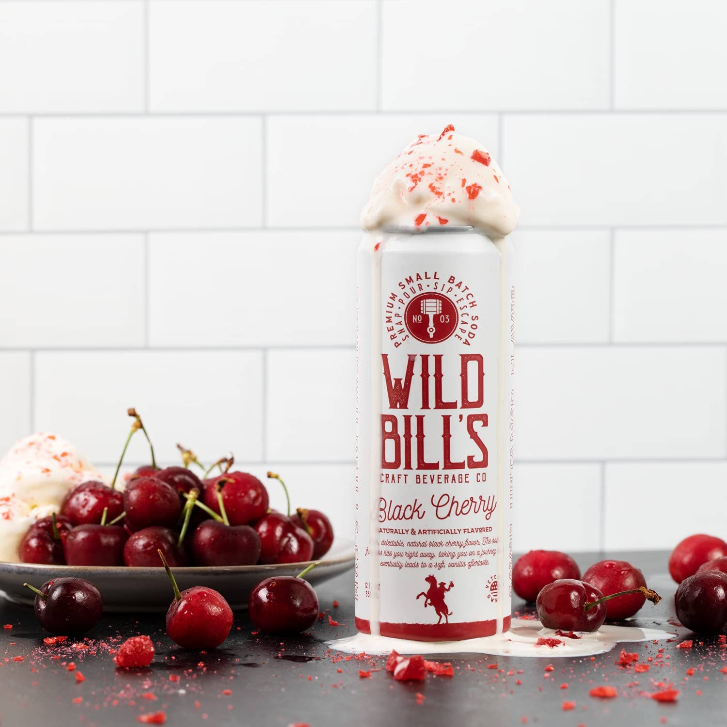 Black Cherry - Premium Cane Sugar Soda, 12-Pack, Cans | Ole Dog's ...